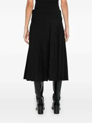 Alexander McQueen Pleated Midi Skirt