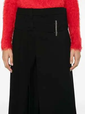 Alexander McQueen Pleated Midi Skirt