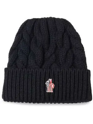 Moncler Wool Beanie - Black