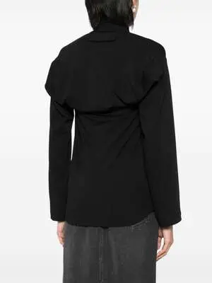 ALAINPAUL Tie-neck Blouse