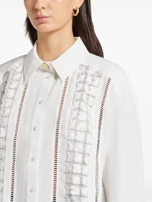Aje Cutwork-detail Cotton Shirt