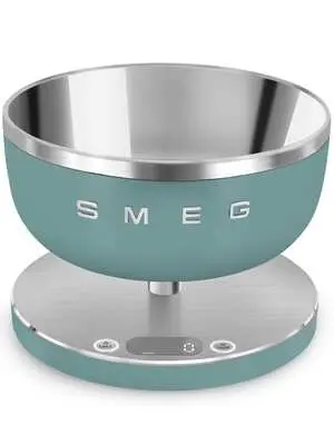 SMEG Logo-lettering Digital Kitchen Scale - Green