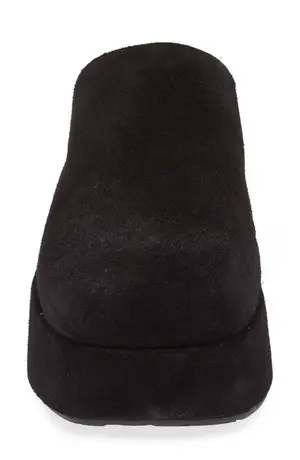 CHOCOLAT BLU Hedia Platform Mule - Black Suede