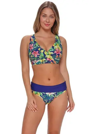 SUNSETS Elsie D Cup Bikini Swimsuit Top Seaside Harvest