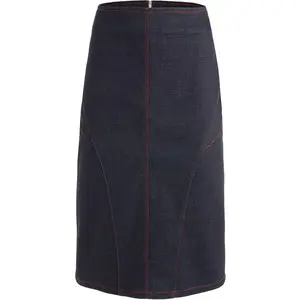 JENDUE Davidson Pencil Denim Skirt