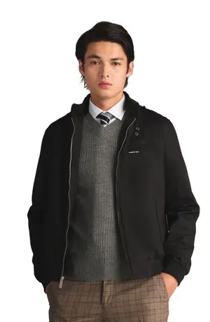MEMBERS ONLY Classic Iconic Racer Jacket - Black