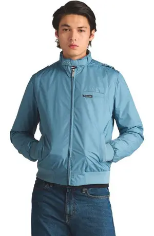 MEMBERS ONLY Classic Iconic Racer Jacket - Slate