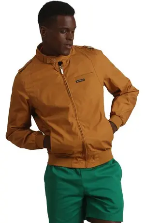 MEMBERS ONLY Classic Iconic Racer Jacket - Wheat