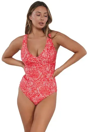 SUNSETS Elsie Tankini Swimsuit Top Dd Cup - Majorca