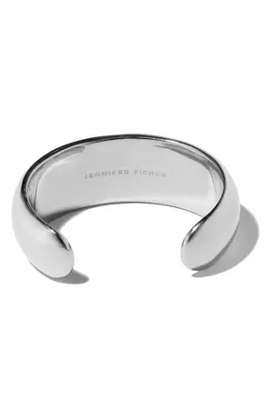 JENNIFER FISHER Puffy Cuff Bracelet - Silver