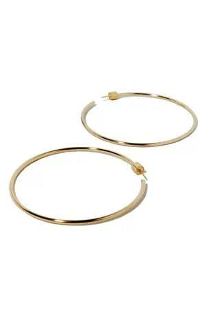 JENNIFER FISHER Thread Hoop Earrings - Gold