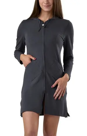 UV SKINZ Full Zip Beach Jacket - Charcoal