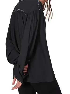 Rag & Bone Emmy Eyelet Long-sleeve Blouse