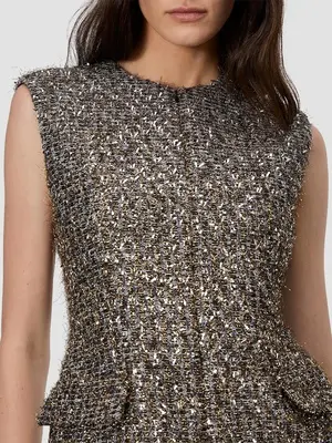 Rag & Bone Tina Linton Wool-blend Sleeveless Minidress