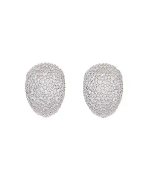 Lanvin Silver Tone Earrings