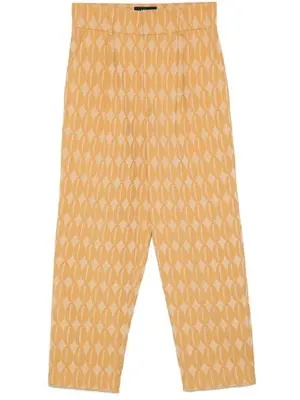 LABRUM Monogram-jacquard Trousers