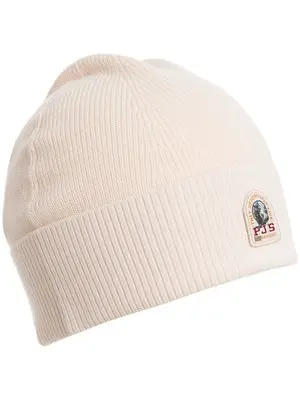 PARAJUMPERS Logo-patch Beanie Hat - Neutrals