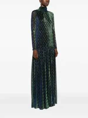 Talbot Runhof High-neck Gown