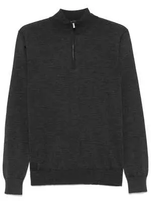 Colombo Mock-neck Sweater - Black
