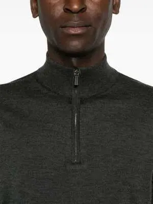 Colombo Mock-neck Sweater - Black