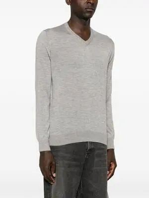 Colombo V-neck Pullover - Grey