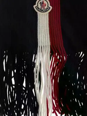 Moncler Logo-patch Scarf - Black