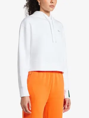 Lacoste Cropped Hooded Sweatshirt