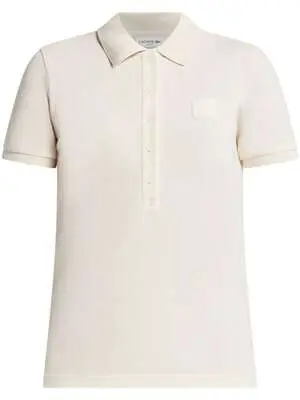 Lacoste Petit-piqué Slim-fit Polo Shirt White