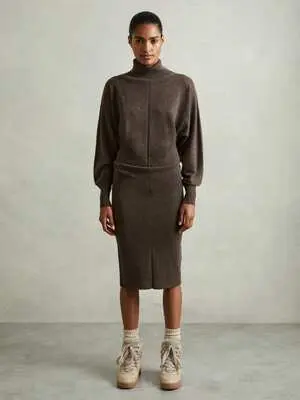 REISS Winslet Petite Jumper Dress With Wool And Cashmere