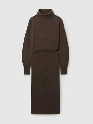 REISS Winslet Petite Jumper Dress With Wool And Cashmere