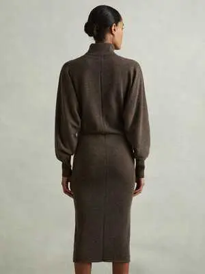 REISS Winslet Petite Jumper Dress With Wool And Cashmere