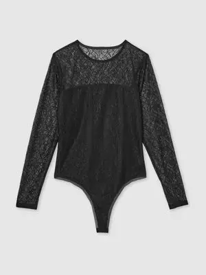 REISS Bernice Lace Bodysuit