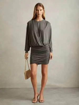 REISS Xia Jersey Mini Dress