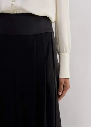 ME+EM Tapered Fluid-leg Tux Trousers
