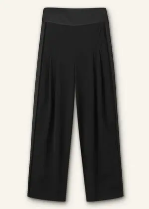 ME+EM Tapered Fluid-leg Tux Trousers