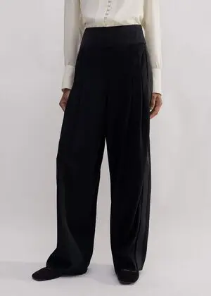 ME+EM Tapered Fluid-leg Tux Trousers