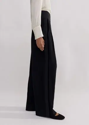 ME+EM Tapered Fluid-leg Tux Trousers