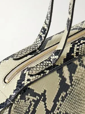 Khaite Simona Snake-effect Shoulder Bag
