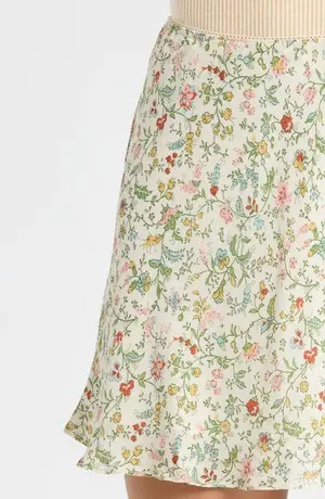 REFORMATION Brandy Mini Skirt - Gardener