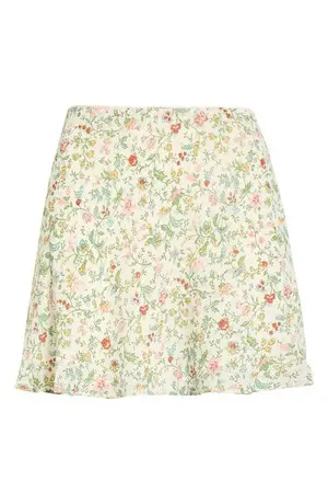REFORMATION Brandy Mini Skirt - Gardener
