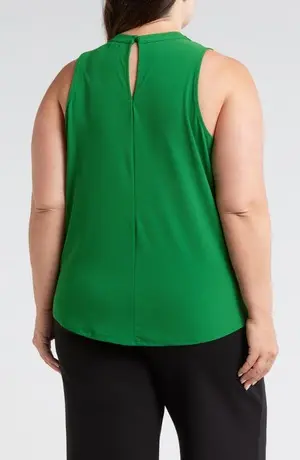 Universal Standard Cowl Neck Crepe Tank - Jardin