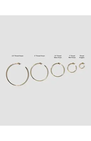 JENNIFER FISHER Thread Baby Hoops