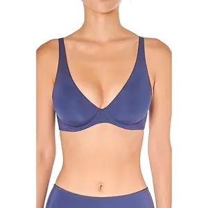 HUIT Forever Skin Underwire Triangle Bra - Navy