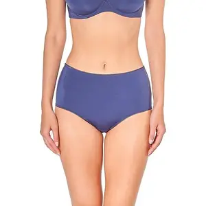 HUIT Forever Skin High Waist Briefs - Navy