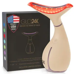 GLO24K 7 Color Led Neck And Face Beauty Devicelimited Edition - Na