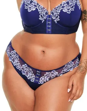 ADORE ME Britta Brazilian Panties - Dark Blue