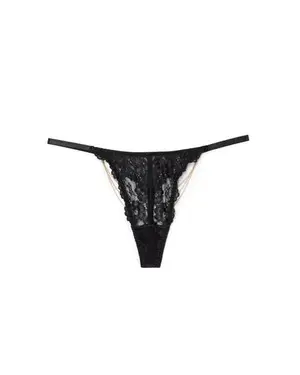 ADORE ME Elyza Thong Panties - Black