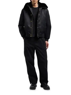 Moose Knuckles Denali Gold Bomber Jacket