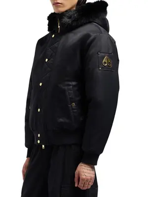 Moose Knuckles Denali Gold Bomber Jacket