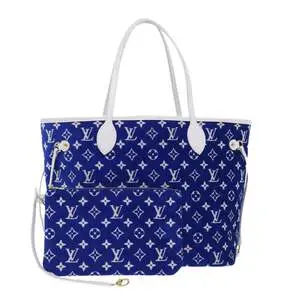 LOUIS VUITTON Louis Vuitton Neverfull Tote - Blue